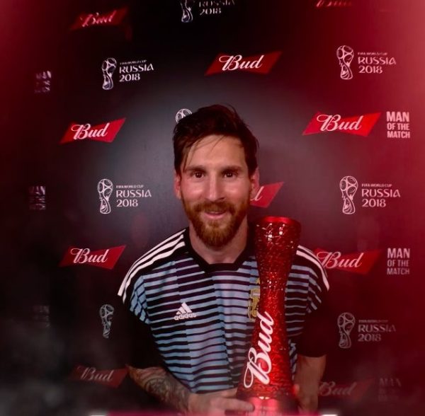Budweiser es el sponsor global de Lionel Messi | loqueva.com