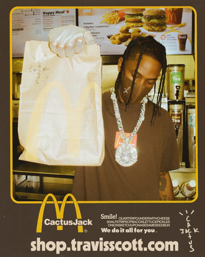 Travis Scott tiene su propia hamburguesa en McDonald's | loqueva.com